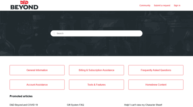 dndbeyond.zendesk.com - D&D Beyond - Dnd Beyond Zendesk
