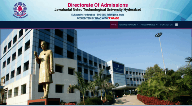 doa.jntuh.ac.in - JNTUH::Directorate of Admissio... - Doa JNTUH