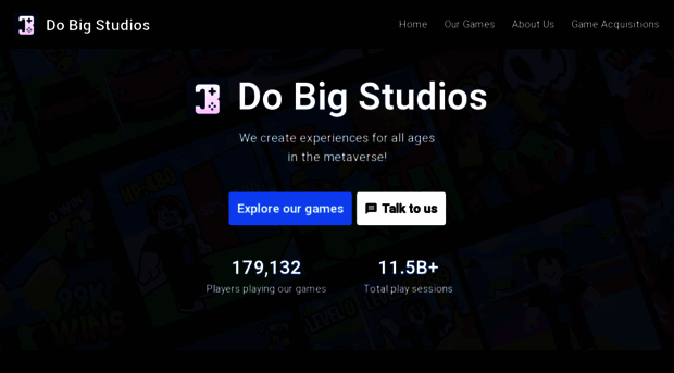 dobiggames.com - DoBig Studios - Do Big Games