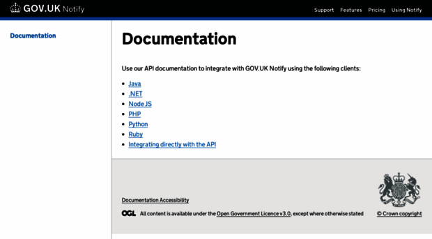 docs.notifications.service.gov.uk - GOV.UK Notify Documentation ...