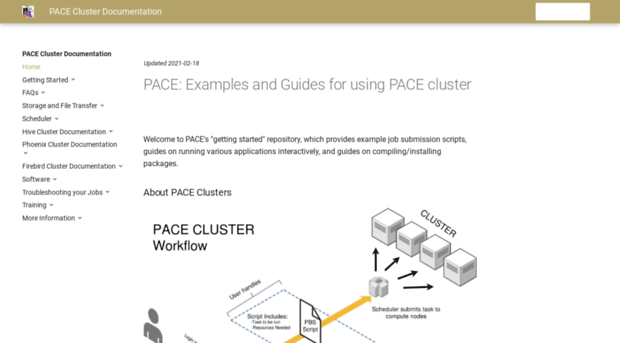 docs.pace.gatech.edu - PACE Cluster Documentation - Docs PACE Gatech