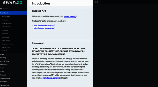 docs.swap.gg - swap.gg API - Docs Swap