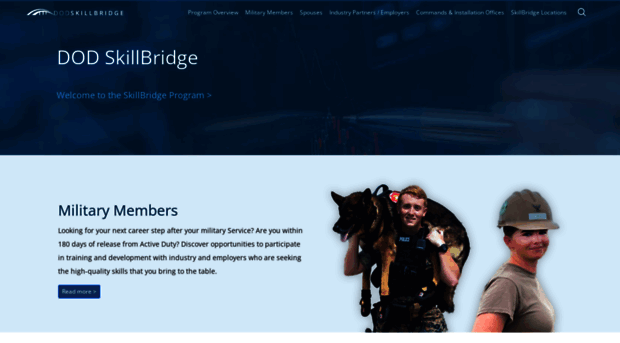 dodskillbridge.usalearning.gov - DOD SkillBridge - DOD Skill Bridge ...