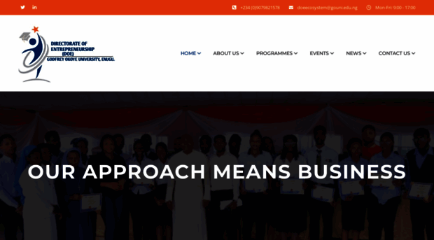 doe.gouni.edu.ng - GOU – Directorate of Entrepren... - DOE GOU Ni