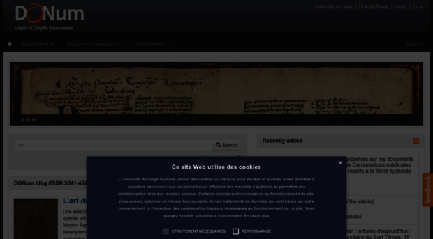 donum.uliege.be - DONum: Home - DONum Uliege