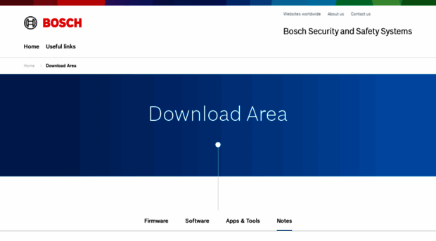 downloadstore.boschsecurity.com - Download Area | Bosch Security ...