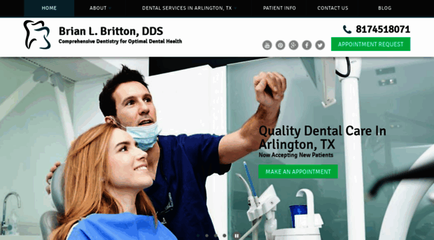 drbrianbritton.com - Brian Britton, DDS | Home in A... - Dr Brian Britton