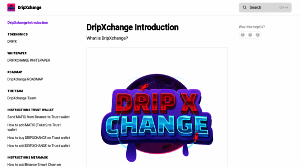 dripx.gitbook.io - DripXchange Introduction | Dri... - Drip X Gitbook