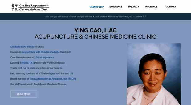 dryingcao.com - Acupuncture & Chinese Medic... - Dr Ying Cao