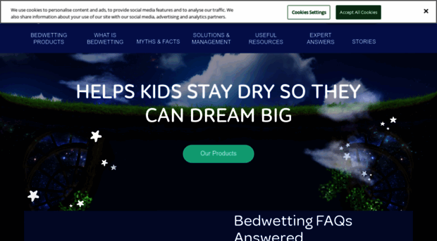 drynites.co.nz - Bedwetting Help - DryNites Bed... - Dry Nites