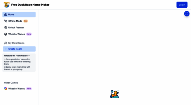 duckrace-game.com - Online Duck Race Name Picker -... - Duck Race Game