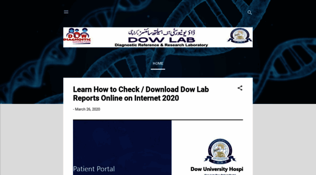 duhsclinicallabs.blogspot.com - Dow Diagnostic Laboratory ...