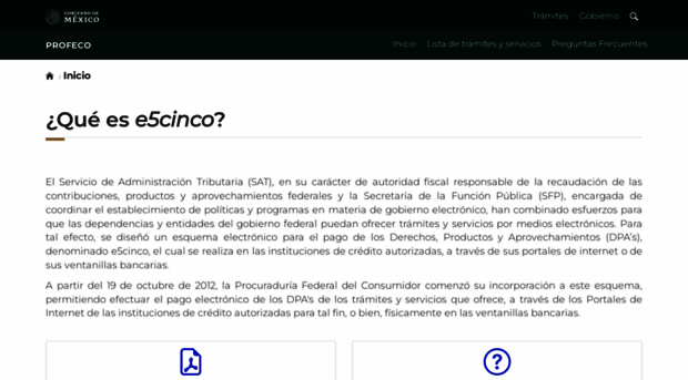 e5cinco.profeco.gob.mx - e5cinco | PROFECO - E 5 Cinco PROFECO