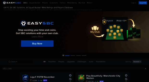 easysbc.io - EA FC 24 SBC Solutions, AI Squ... - EasySBC