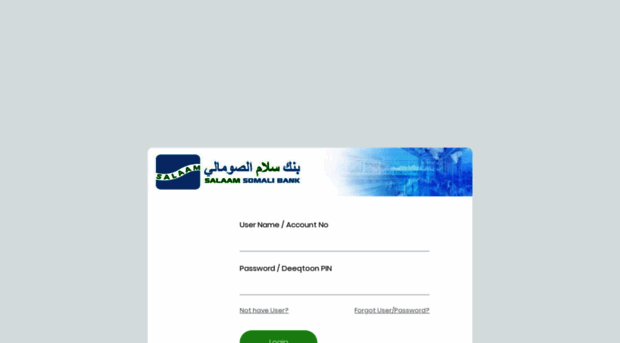 ebank.salaambank.so - Online Banking - Ebank Salaambank