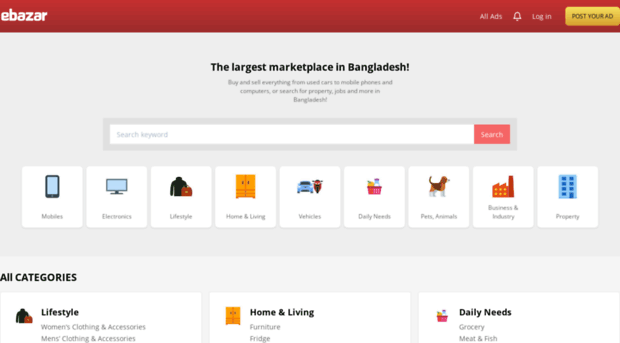 ebazar.evaly.com.bd - eBazar - Buy and Sell everythi... - EBazar Evaly