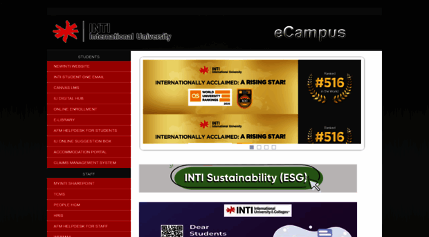 ecampus.iu.newinti.edu.my - ecampus - INTI International U... - Ecampus ...