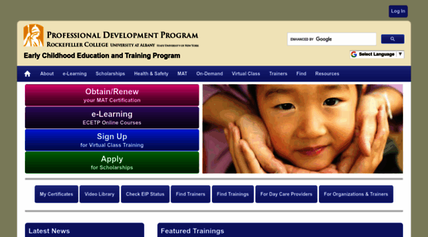 ecetp.pdp.albany.edu - The Professional Development P... - Ecetp Pdp Albany