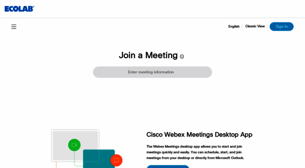 ecl.webex.com - Ecolab, Inc. WebEx Enterprise ... - Ecl Web Ex