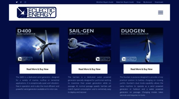 eclectic-energy.co.uk - Micro Wind Turbines manufactur... - Eclectic Energy