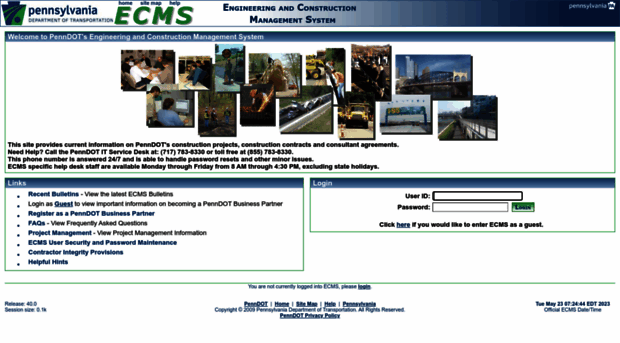 ecms.penndot.gov - ECMS Home Page - ECMS Penndot