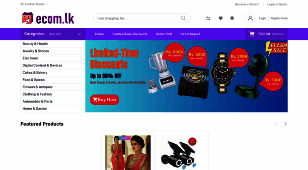 ecom.lk - Create Free Online Store - eCo... - ECom