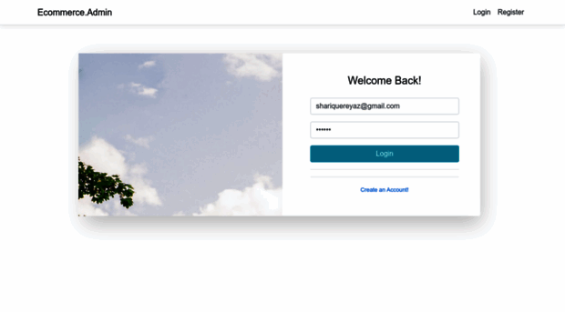 ecomadmin.herokuapp.com - Login - Ecommerce.Admin - Ecom Admin Herokuapp