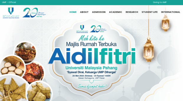 ecomm-dev.ump.edu.my - UMP Frontpage | Official Porta... - Ecomm Dev UMP