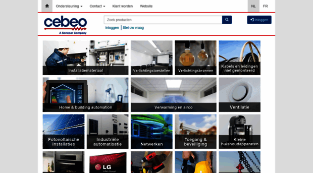 ecommerce.cebeo.be - Cebeo e-shop Login - Ecommerce Cebeo