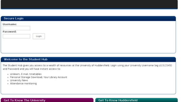 ecover.hud.ac.uk - Student Hub Login - Ecover Hud