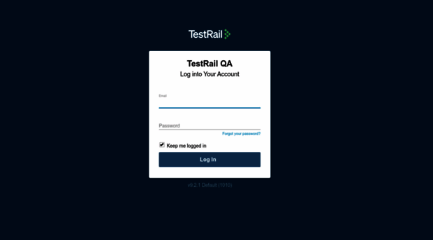 edcast.testrail.io - Login - TestRail - Edcast Test Rail