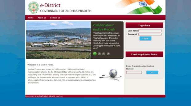 edist.ap.gov.in - Andhra Pradesh e-District - Edist Ap
