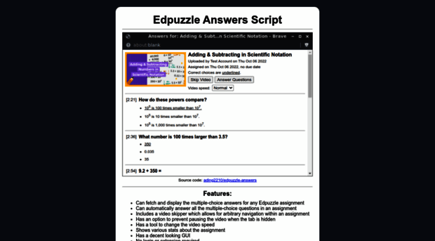 edpuzzle.hs.vc - Edpuzzle Answers Script - Edpuzzle Hs