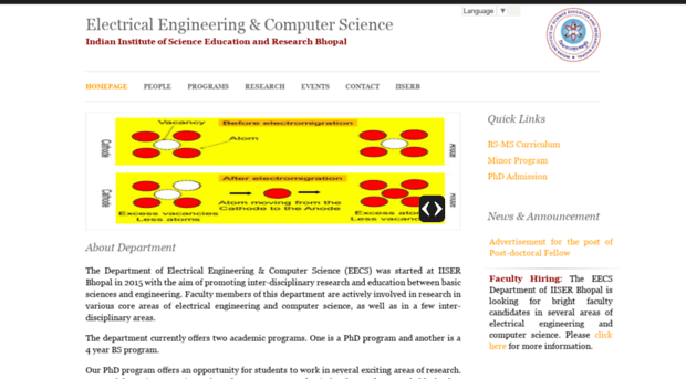 eecs.iiserb.ac.in - IISER Bhopal - Eecs IISER B