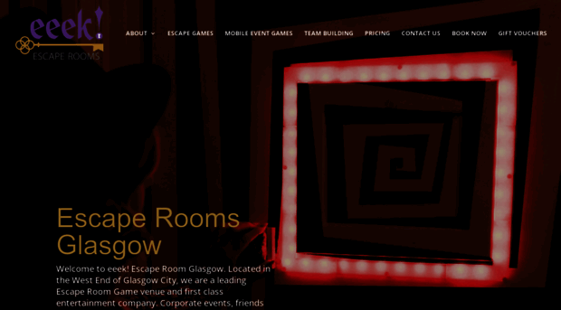eeekescaperooms.com - Escape Room Glasgow | eeeek! E... - Eeek Escape Rooms