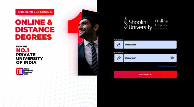 elearn.shooliniuniversity.com - Shoolini Login - Elearn Shoolini University