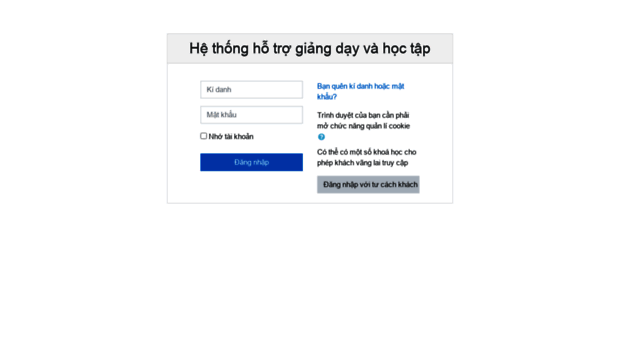 elearning.due.udn.vn - Hệ thống hỗ trợ giảng dạy và h... - Elearning ...
