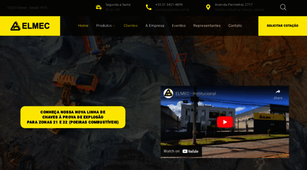 elmec.com.br - Elmec – Comércio e Indústria - Elmec