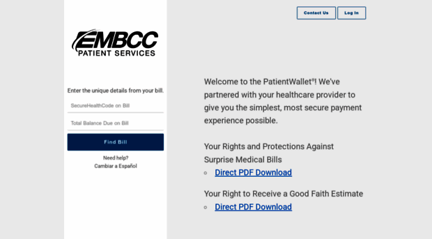emb.patientwallet.com - Patientco | Pay Your Bill - Emb Patientwallet