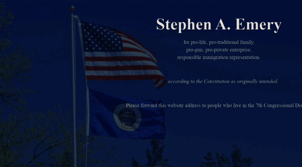 emeryforsenate.org - Stephen A. Emery » Conservativ... - Emery Forsenate