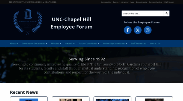 employeeforum.unc.edu - Welcome - The Employee Forum - Employee Forum Unc