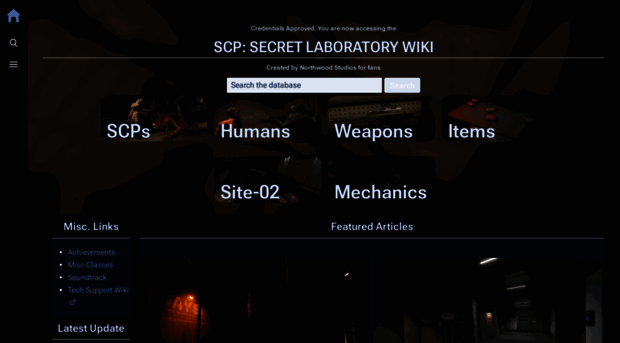 en.scpslgame.com - SCP: Secret Laboratory English... - En SCP Slgame