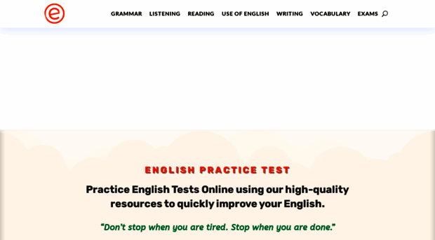 englishpracticetest.net - HOME - English Practice Test - English ...