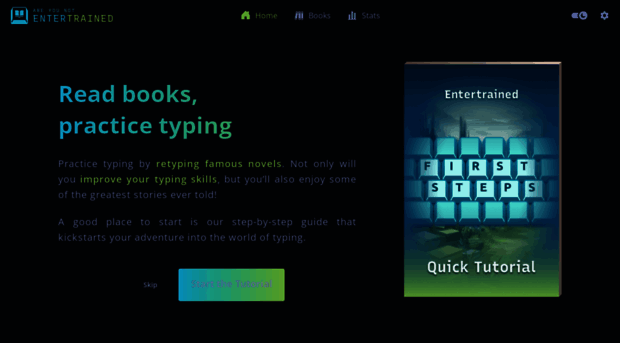 entertrained.app - Entertrained - practice typing... - Entertrained