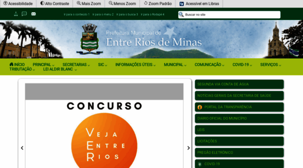 entreriosdeminas.mg.gov.br - Prefeitura Municipal de Entre ... - Entre ...