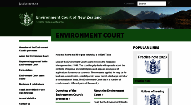 environmentcourt.govt.nz - Environment Court | Environmen ...