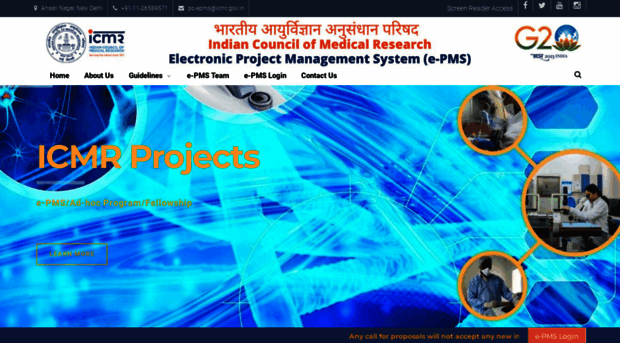 epms.icmr.org.in - ICMR || ePMS - EPMS ICMR