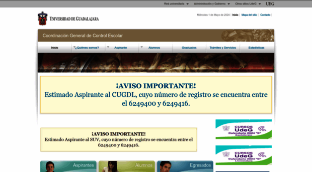 escolar.udg.mx - Inicio | Coordinación General ... - Escolar Udg