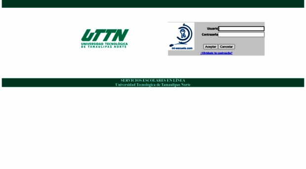 escolares.uttn.edu.mx - Universidad Tecnológica de Tam... - Escolares Uttn