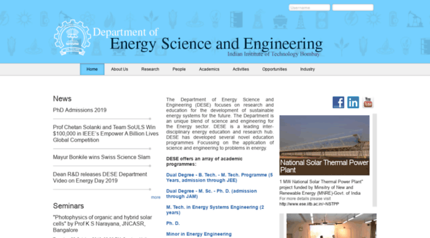 ese.iitb.ac.in - Department of Energy Science a... - Ese Iitb